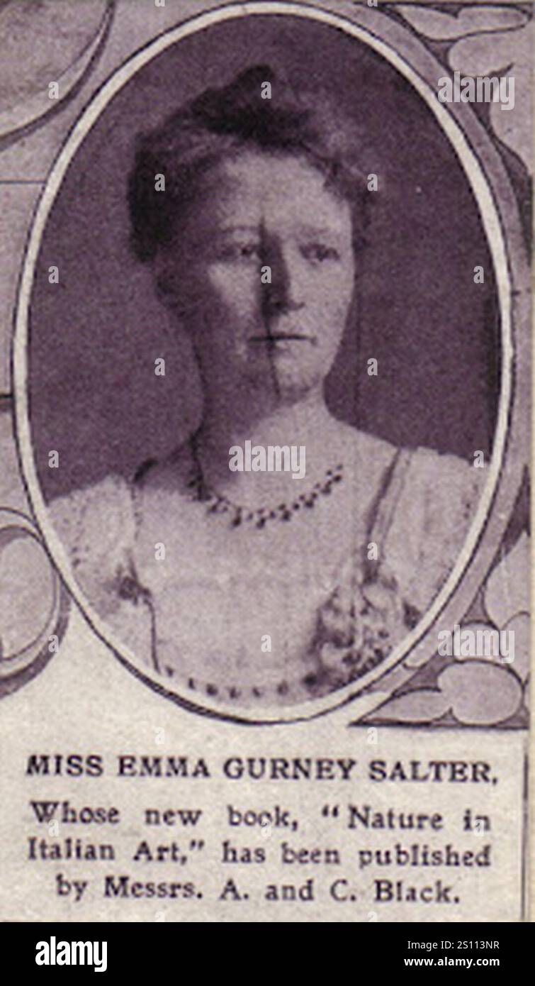 Emma Gurney Salter 1912 Stock Photo - Alamy