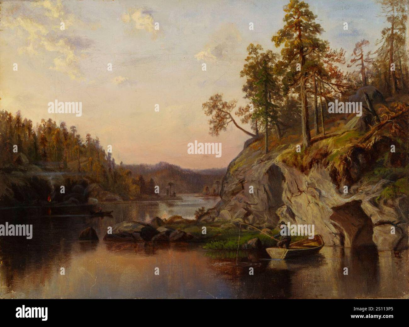 Emma Gyldén-von Schantz - Maisema Hämeestä Stock Photo - Alamy