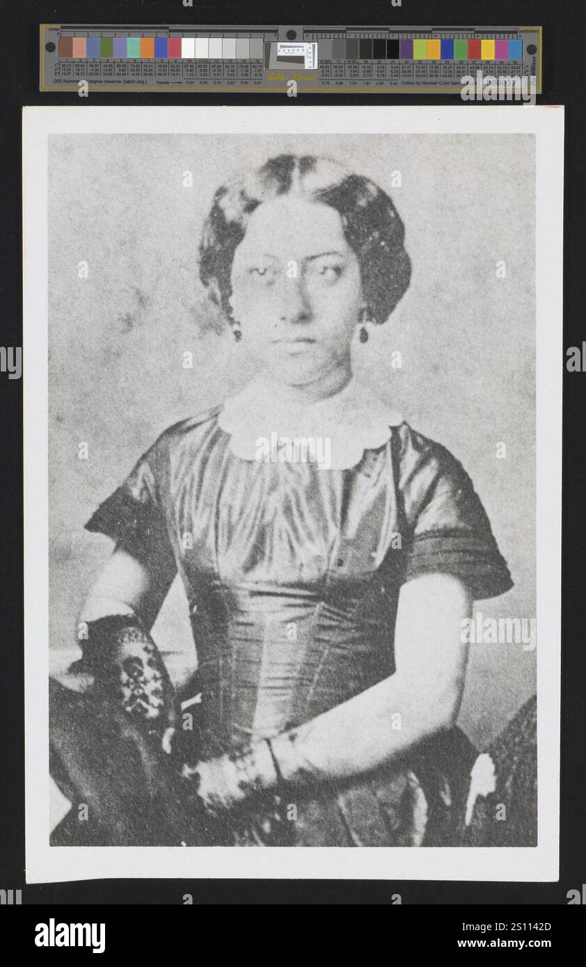 Emma Rooke in 1853 (PP-96-3-010, original Stock Photo - Alamy