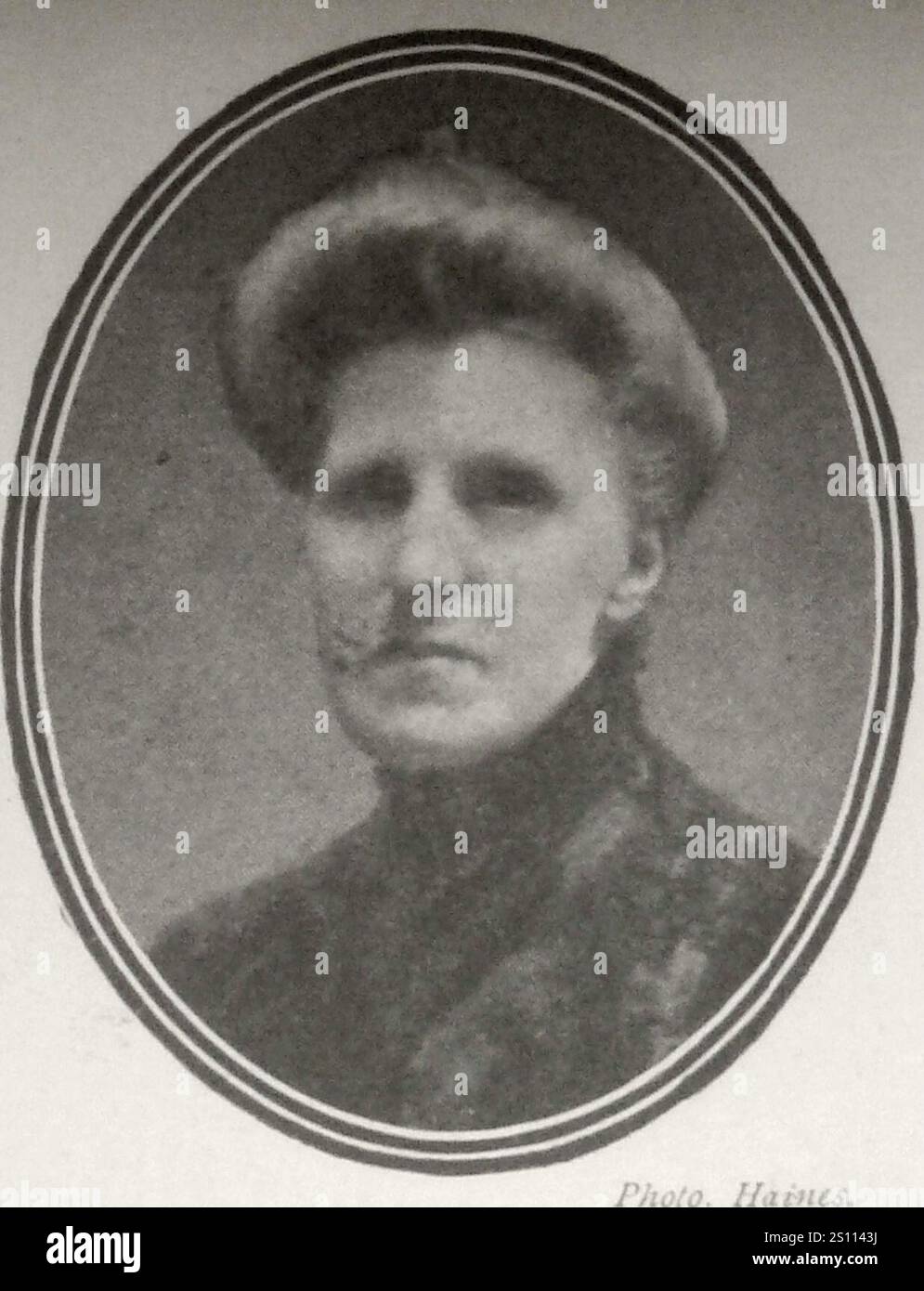 Emma wife of Richard Barrow Cadbury (9a Stock Photo - Alamy