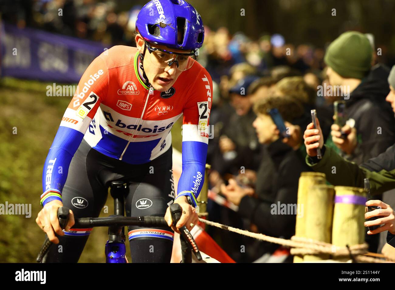 Dutch Lucinda Brand pictured in action during the women elite race of ...
