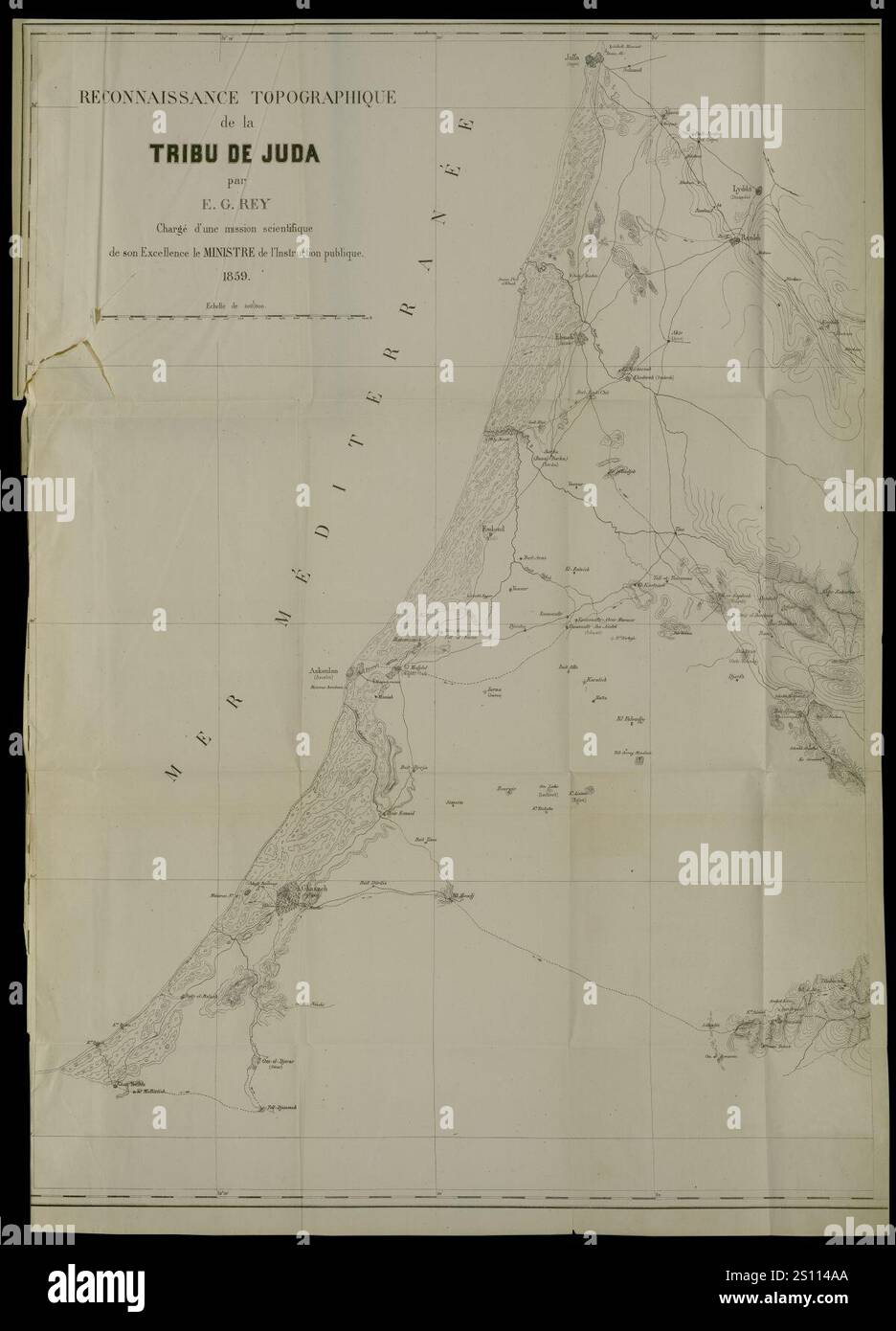 Emmanuel Guillaume-Rey, Reconaissance topographique de la Tribu de Juda ...