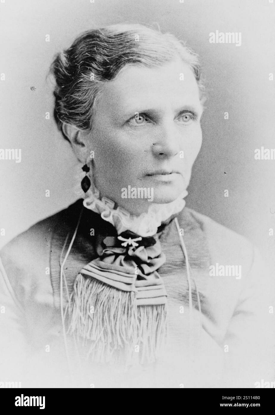 Emmeline B. Wells, women's rights advocate, head-and-shoulders portrait ...