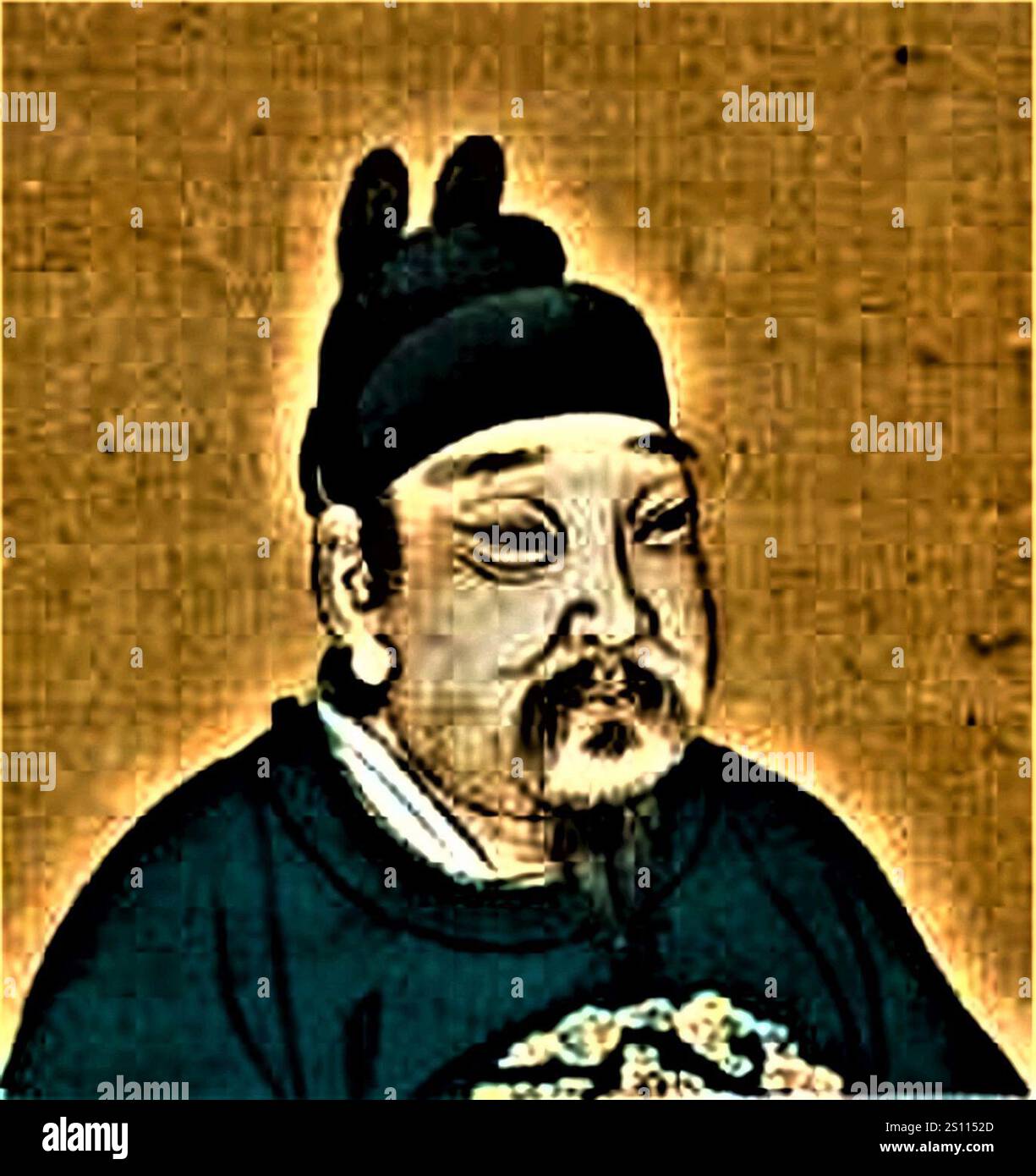 Emperor Shizong of Later Zhou Guo Rong Stock Photo - Alamy