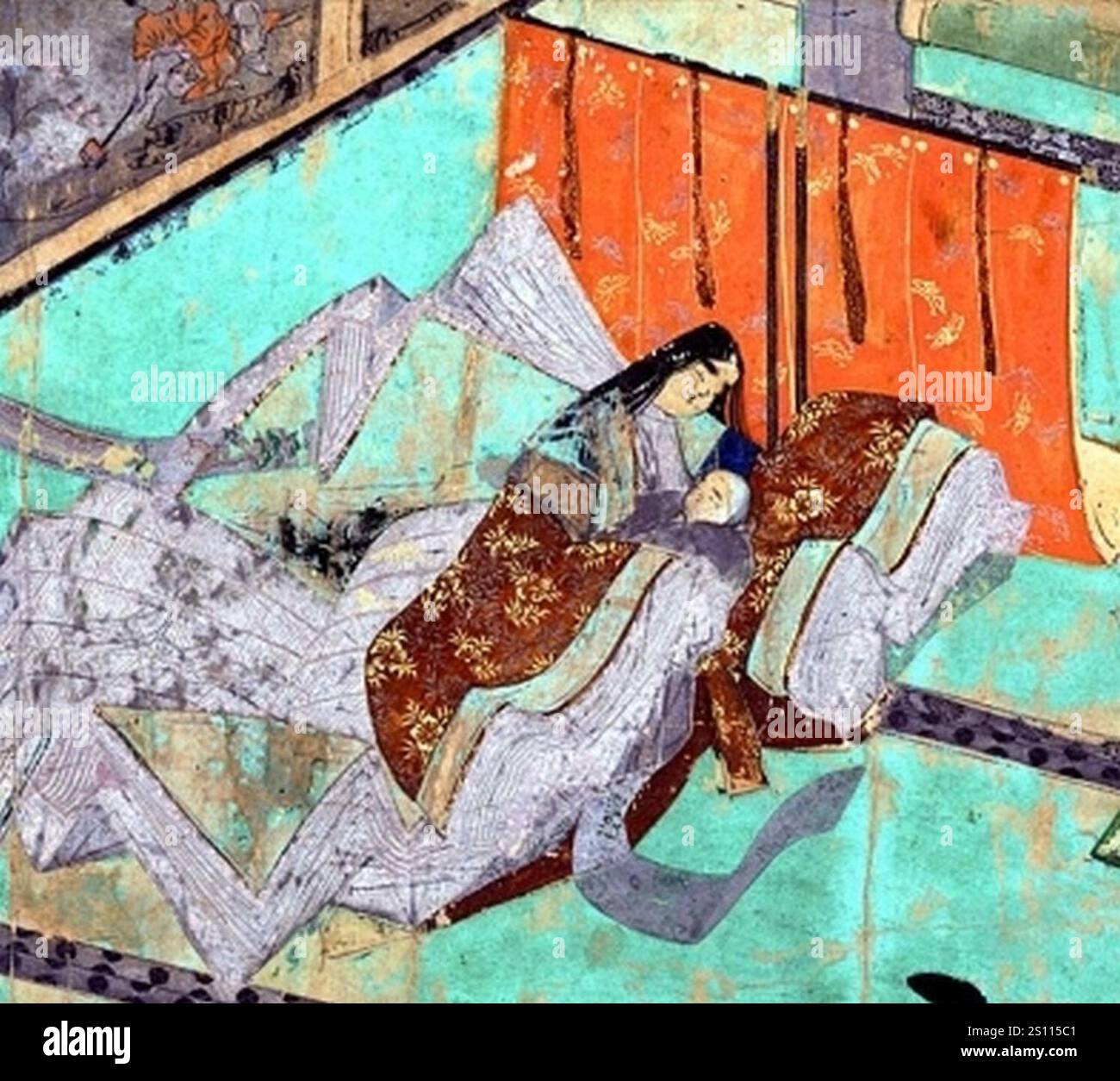 Empress Shoshi and son (cropped to Shoshi and son Stock Photo - Alamy