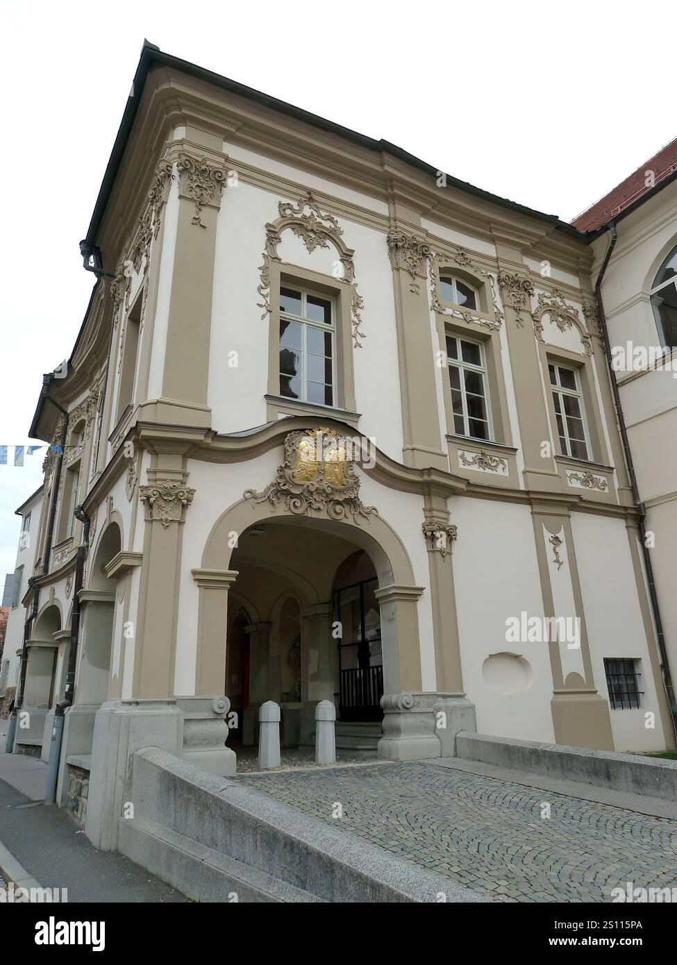 Castle, Baroque mansion, Mariborski grad, Maribor, Slovenia, Europe ...