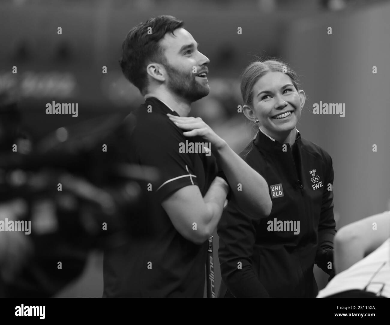 Beijing 2022 winter olympics medal Black and White Stock Photos ...