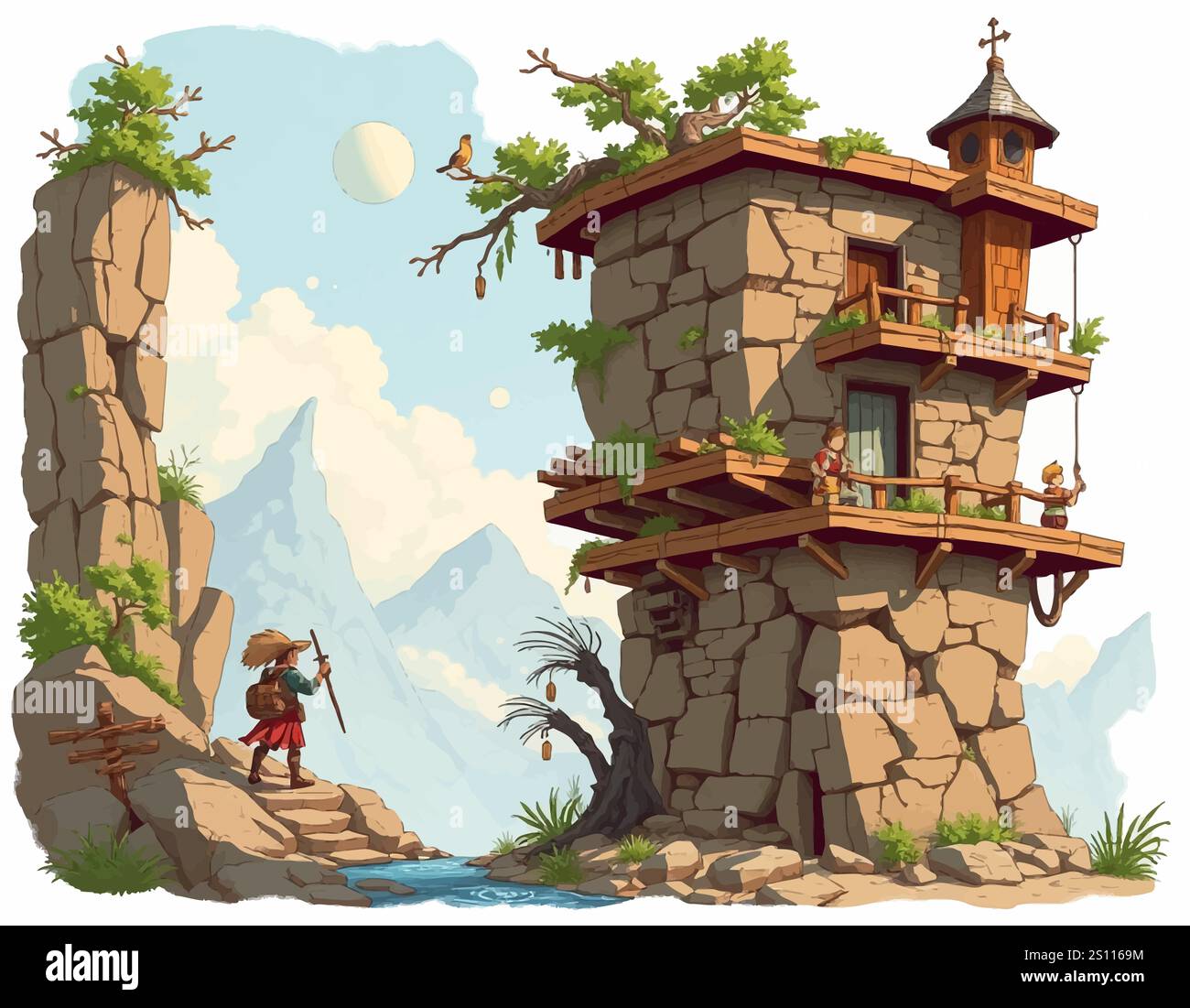 Elements of adventure in graphics style Stock Vector Image & Art - Alamy