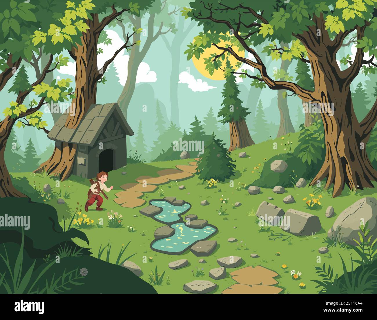 Elements of adventure in graphics style Stock Vector Image & Art - Alamy