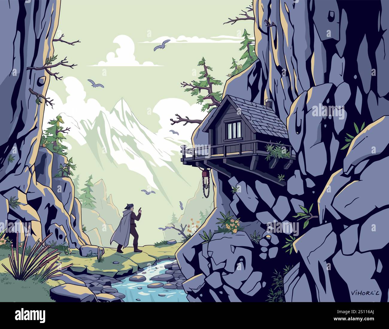 Elements of adventure in graphics style Stock Vector Image & Art - Alamy
