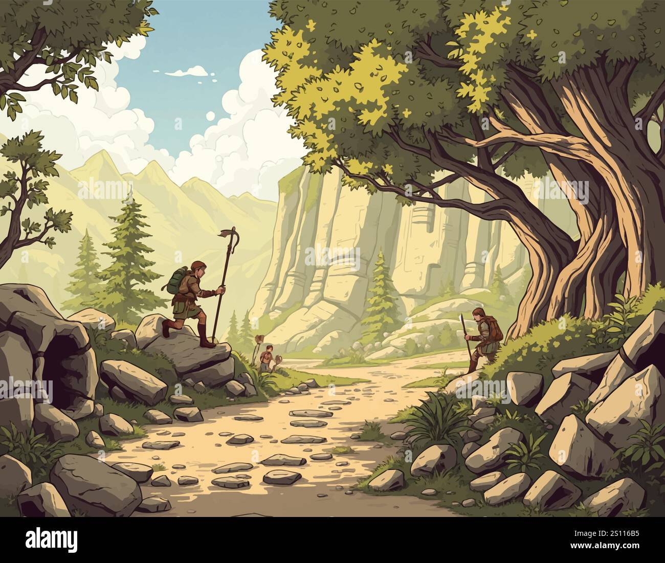 Elements of adventure in graphics style Stock Vector Image & Art - Alamy