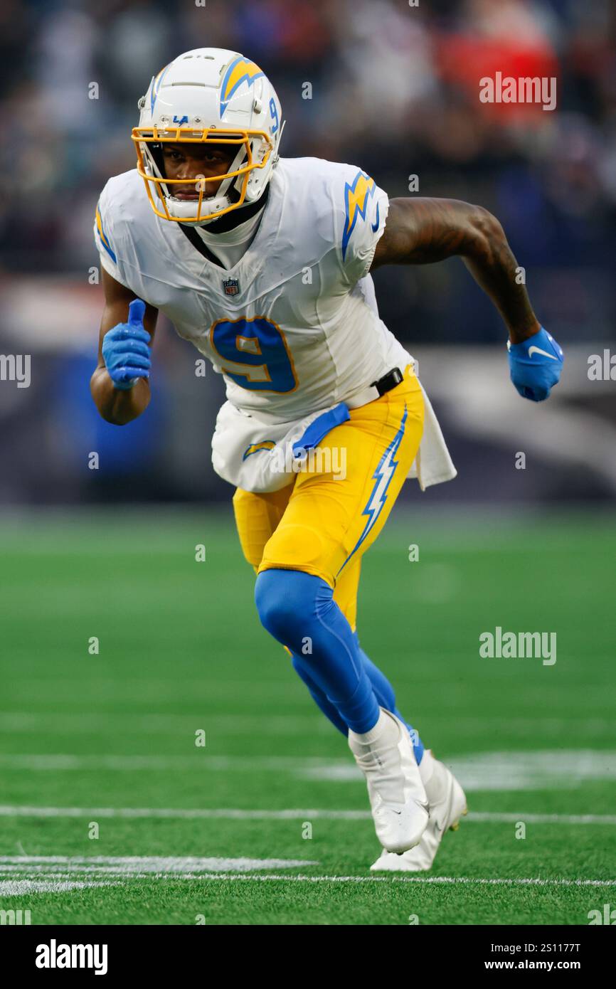 Los Angeles Chargers wide receiver DJ Chark Jr. (9) runs a route during ...