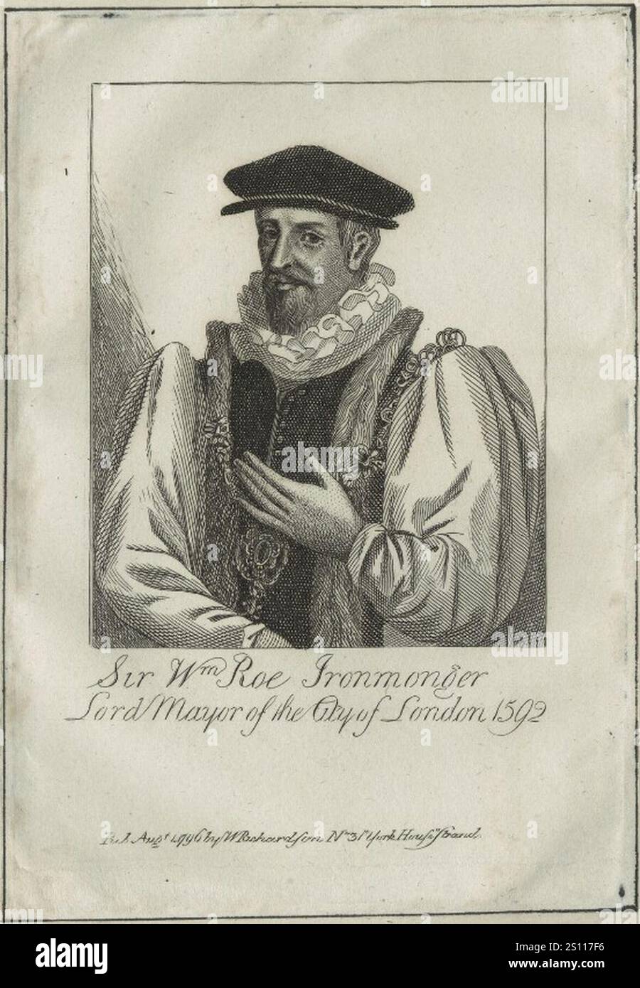 Engraving of William Rowe Stock Photo - Alamy