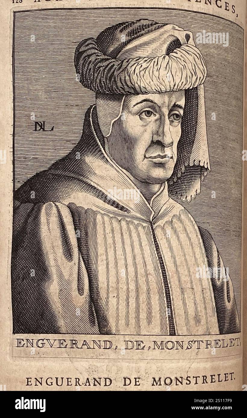 Enguerrand de Monstrelet Stock Photo - Alamy