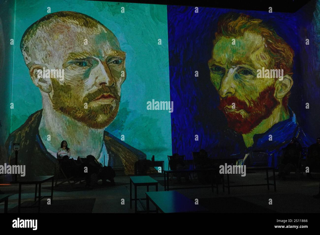 Van Gogh London Exhibition: The Immersive Experience Stock Photo - Alamy