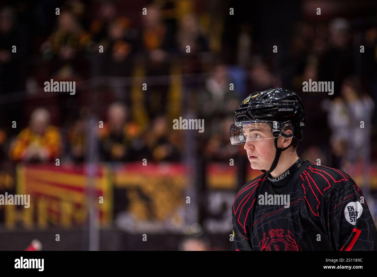 241230 Brynäs Hugo Lejon inför ishockeymatchen i SHL mellan Brynäs och ...