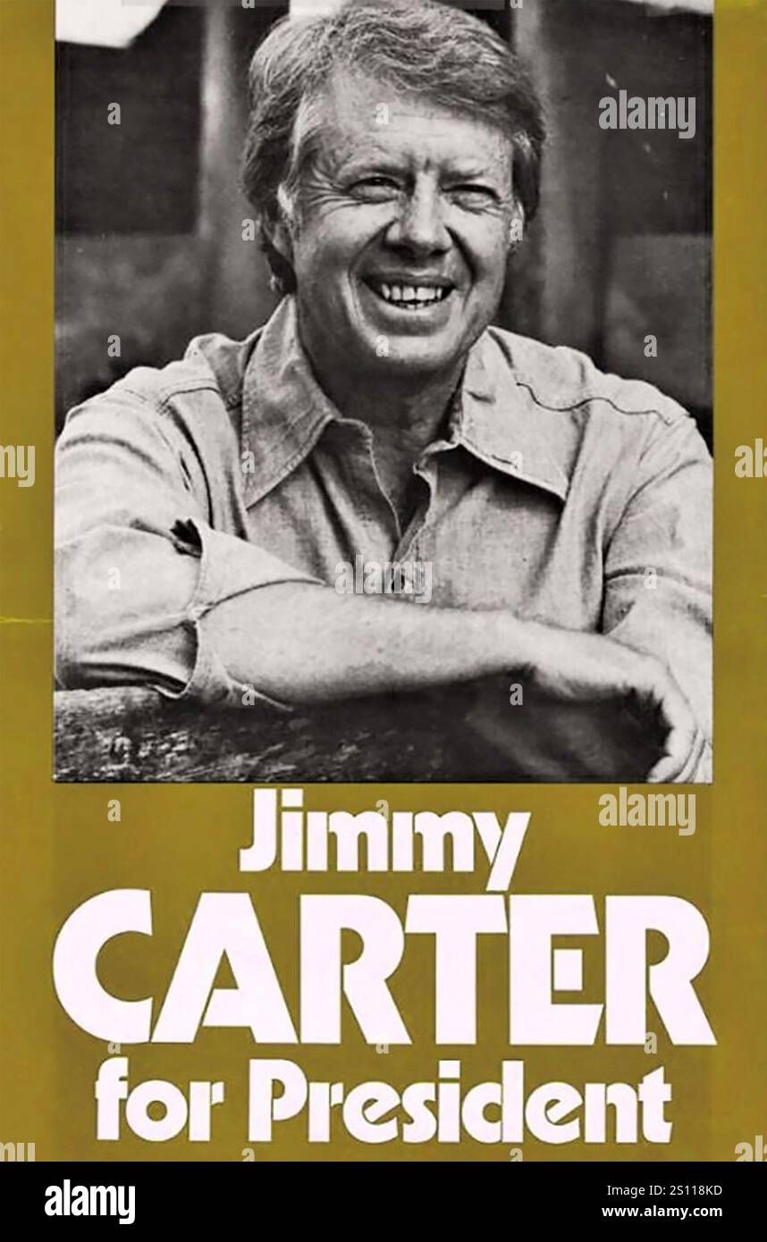 JIMMY CARTER (1924-2024) American Presidential campaign poster 1976 ...
