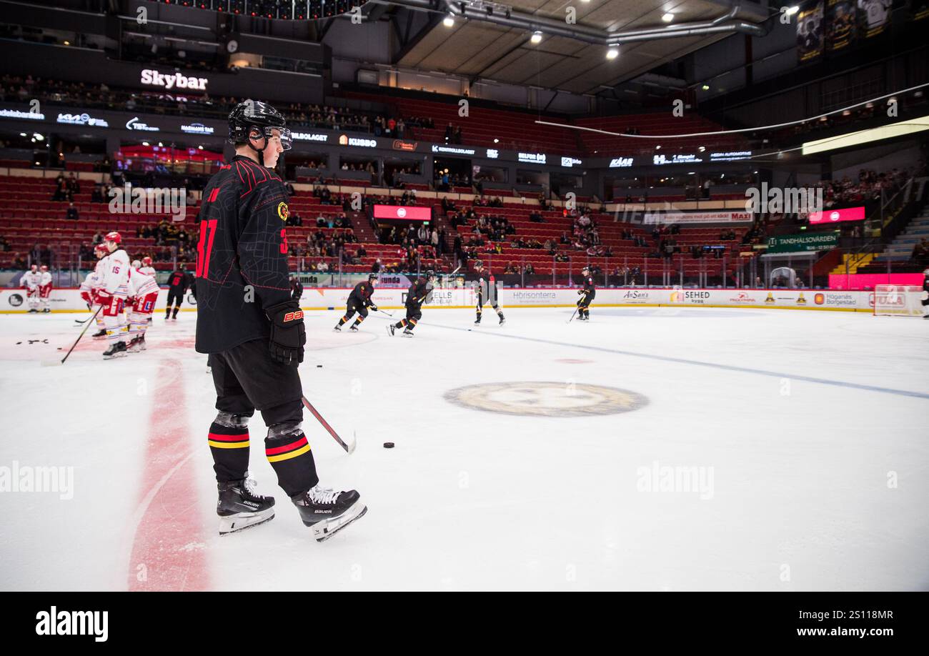 241230 Brynäs Hugo Lejon inför ishockeymatchen i SHL mellan Brynäs och ...
