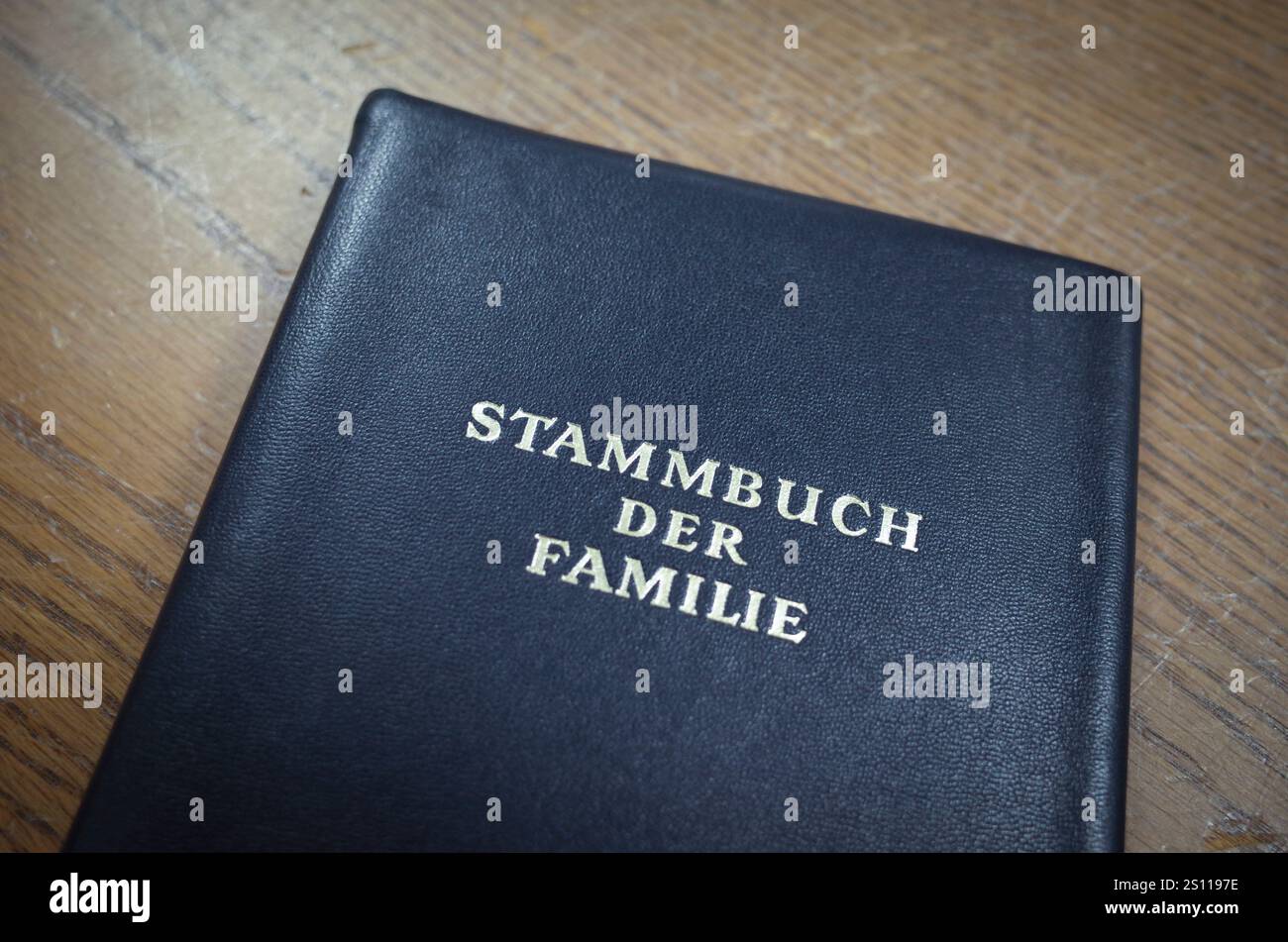 Cover of a german family book with german lettering Stammbuch der ...