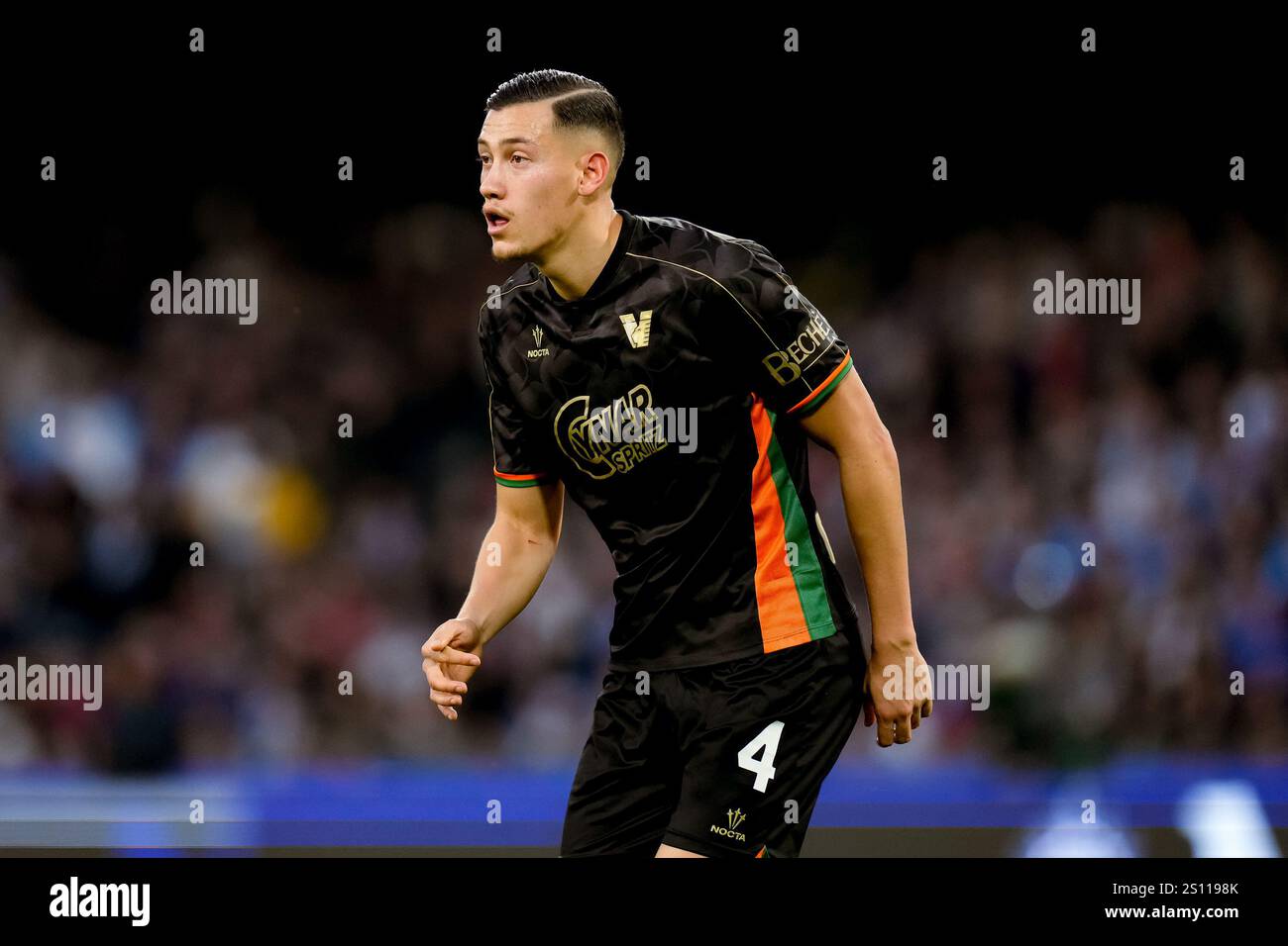 Naples, Italy. 29th Dec, 2024. Jay Idzes of Venezia FC looks on during ...