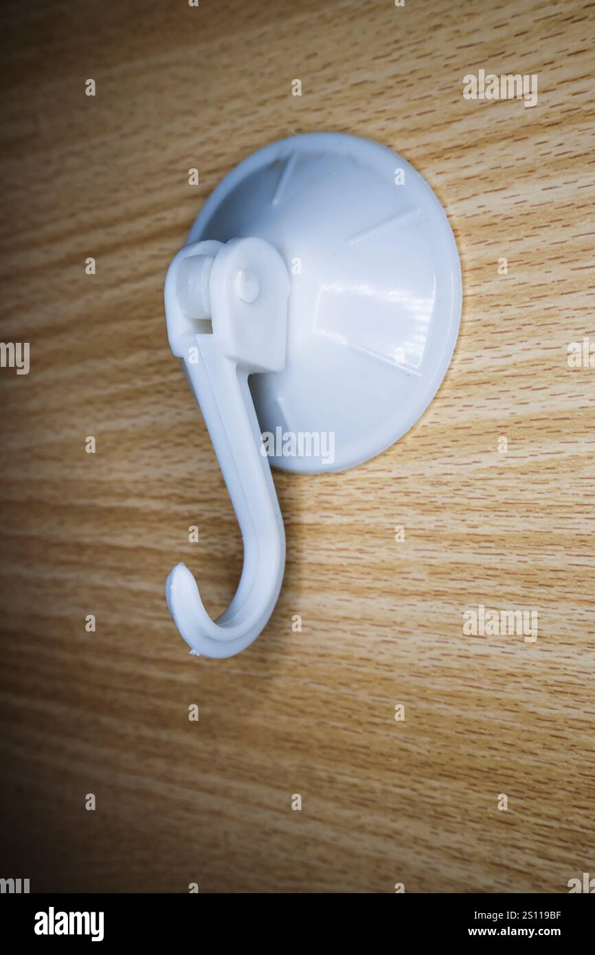 Object photo of a plastic suction cup with hook isolated Stock Photo ...
