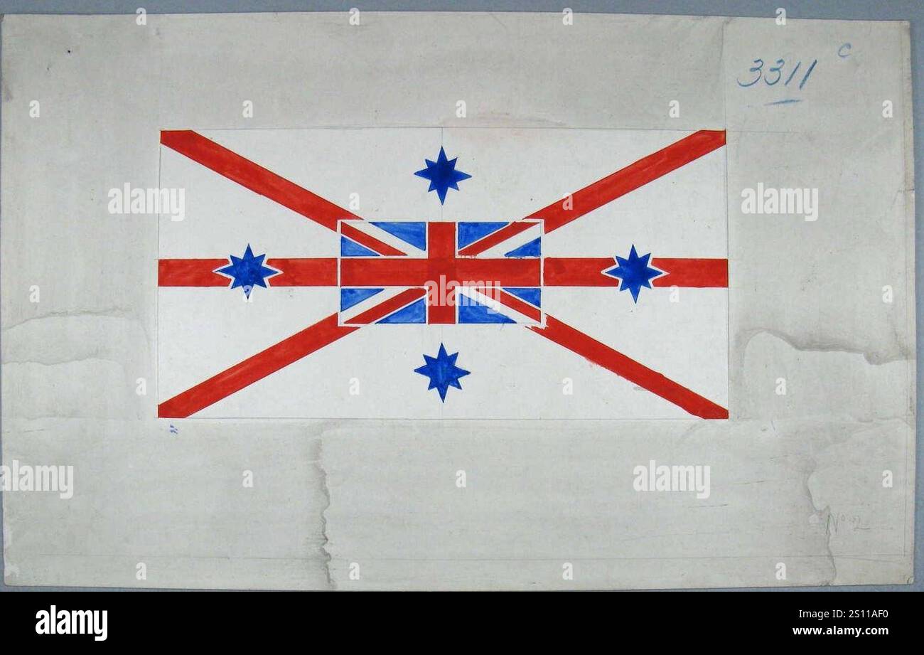 Entry for the 1901 Australian Flag Contest-4 Stock Photo - Alamy