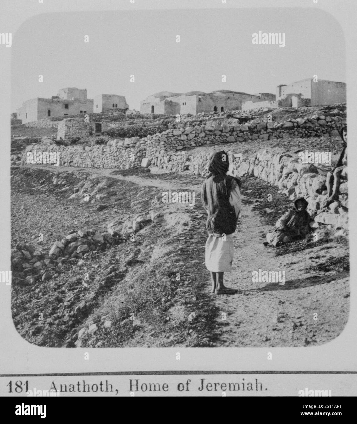 Environs of Jerusalem. Anathoth, home of Jeremiah Stock Photo - Alamy