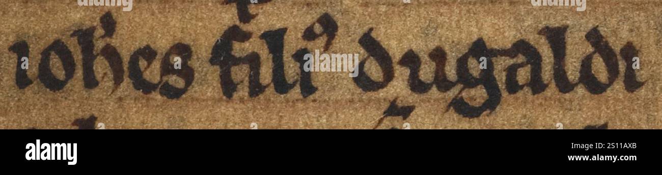 Eóghan Mac Dubhghaill Julius A VII, folio 48r) 1 Stock Photo - Alamy