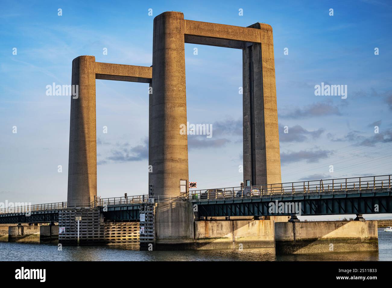 Kingsferry Bridge, Isle of Sheppey, KENT, UK Stock Photo - Alamy