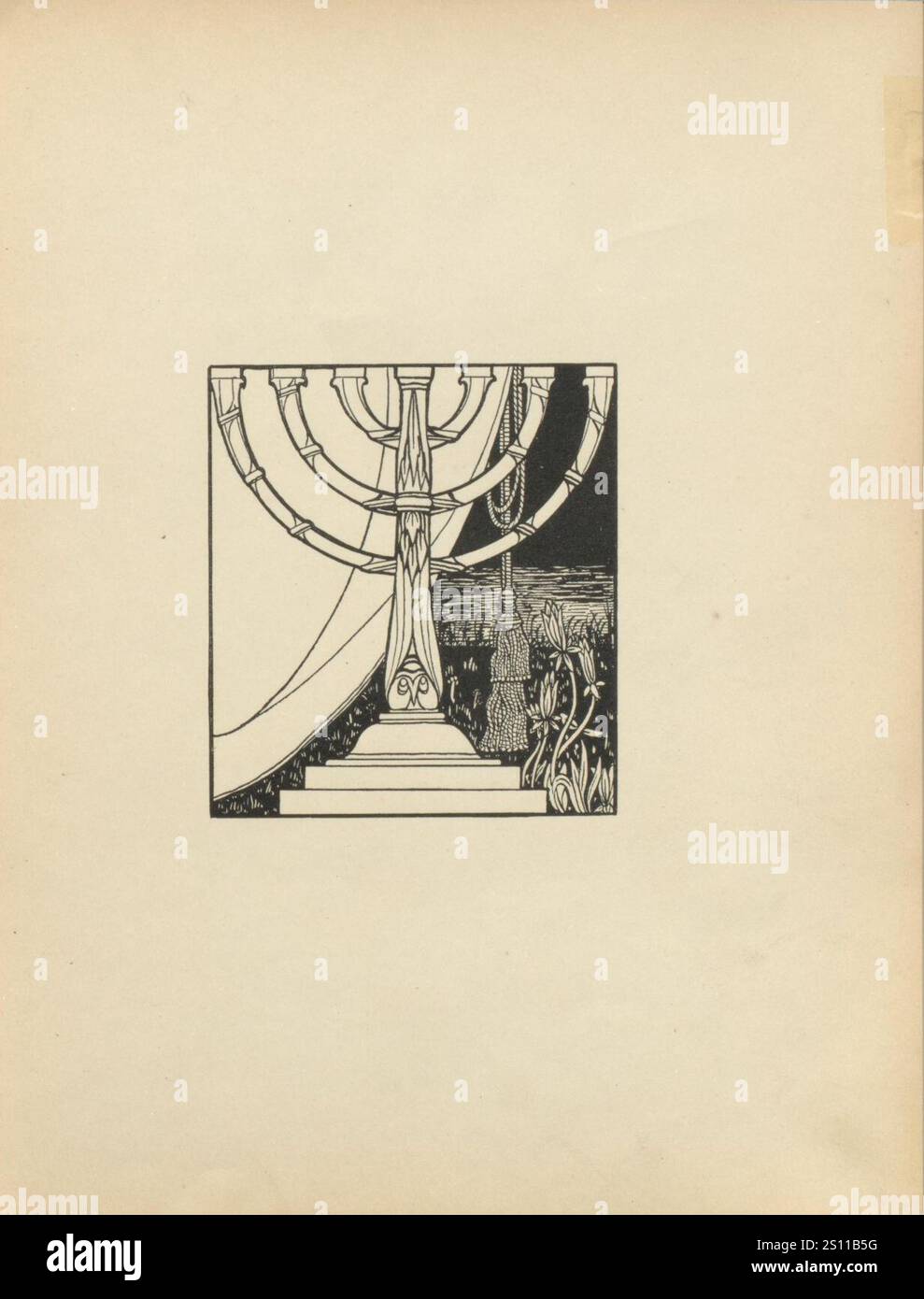 Ephraim Moses Lilien Juda Menorah Stock Photo - Alamy