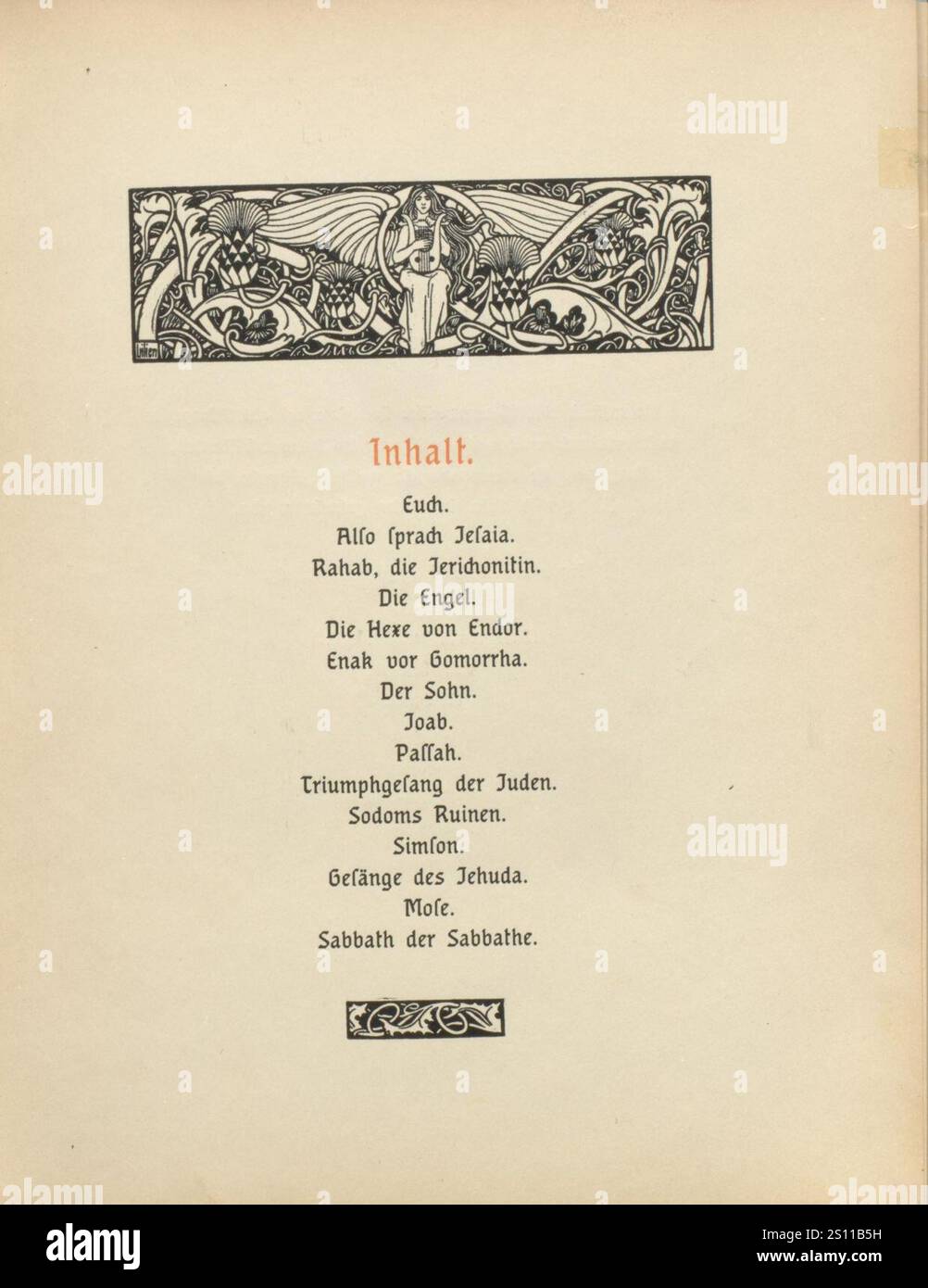 Ephraim moses lilien hi-res stock photography and images - Alamy