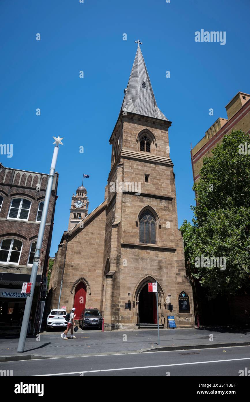 Christ Church St Laurence, George Street, Sydney, NSW, Australia Stock ...