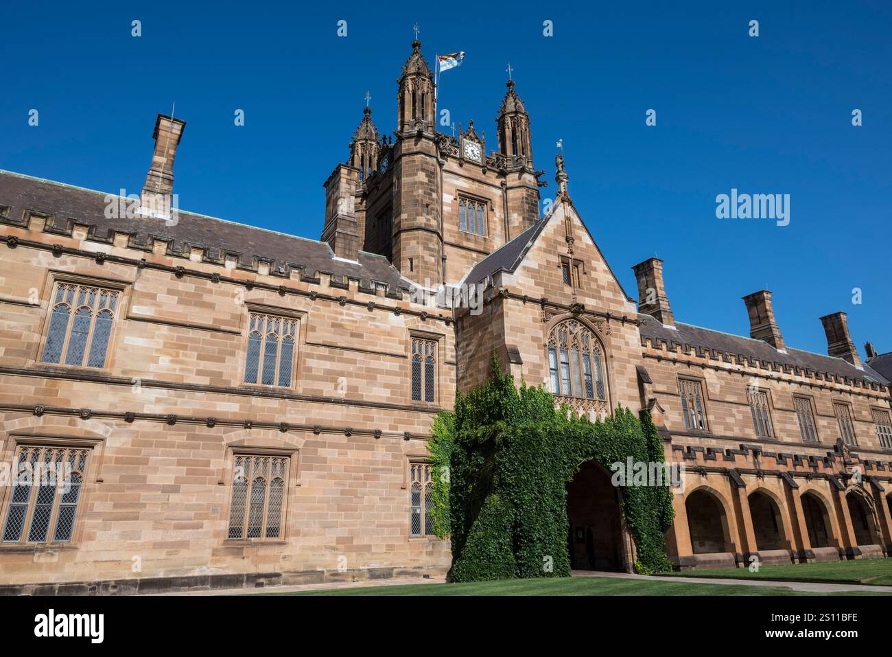 The University of Sydney Main Quadrangle, it was built between 1854 and ...