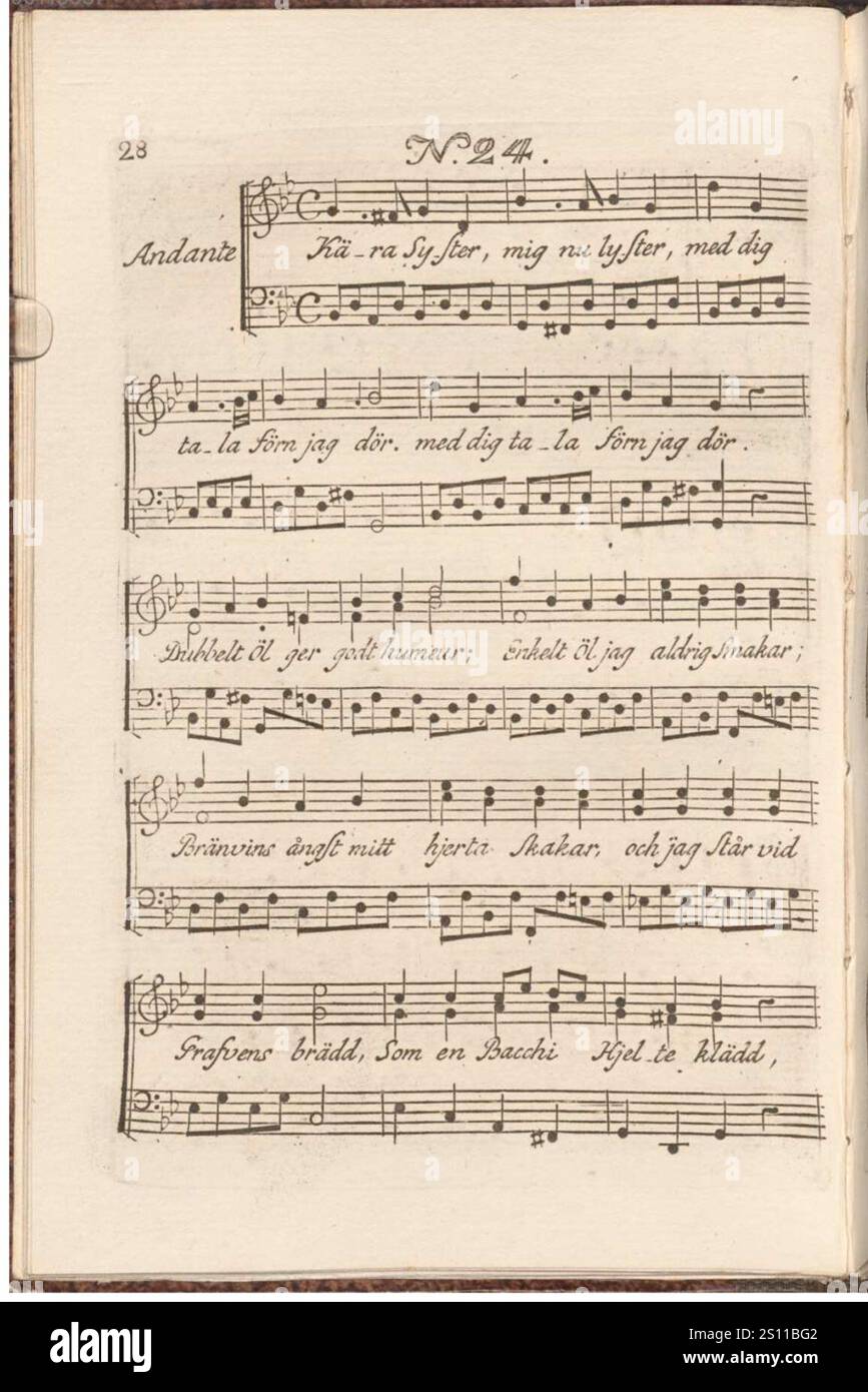 Epistel 24 Kära Syster Mig nu lyster Stock Photo - Alamy