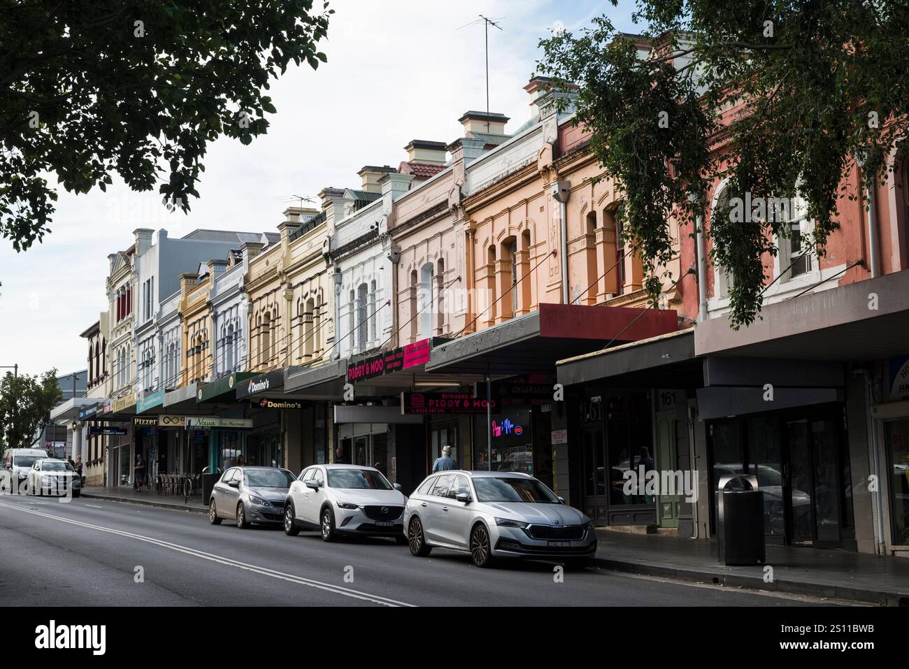Heritage buildings on Glebe Point Road in Glebe, a laidback inner ...