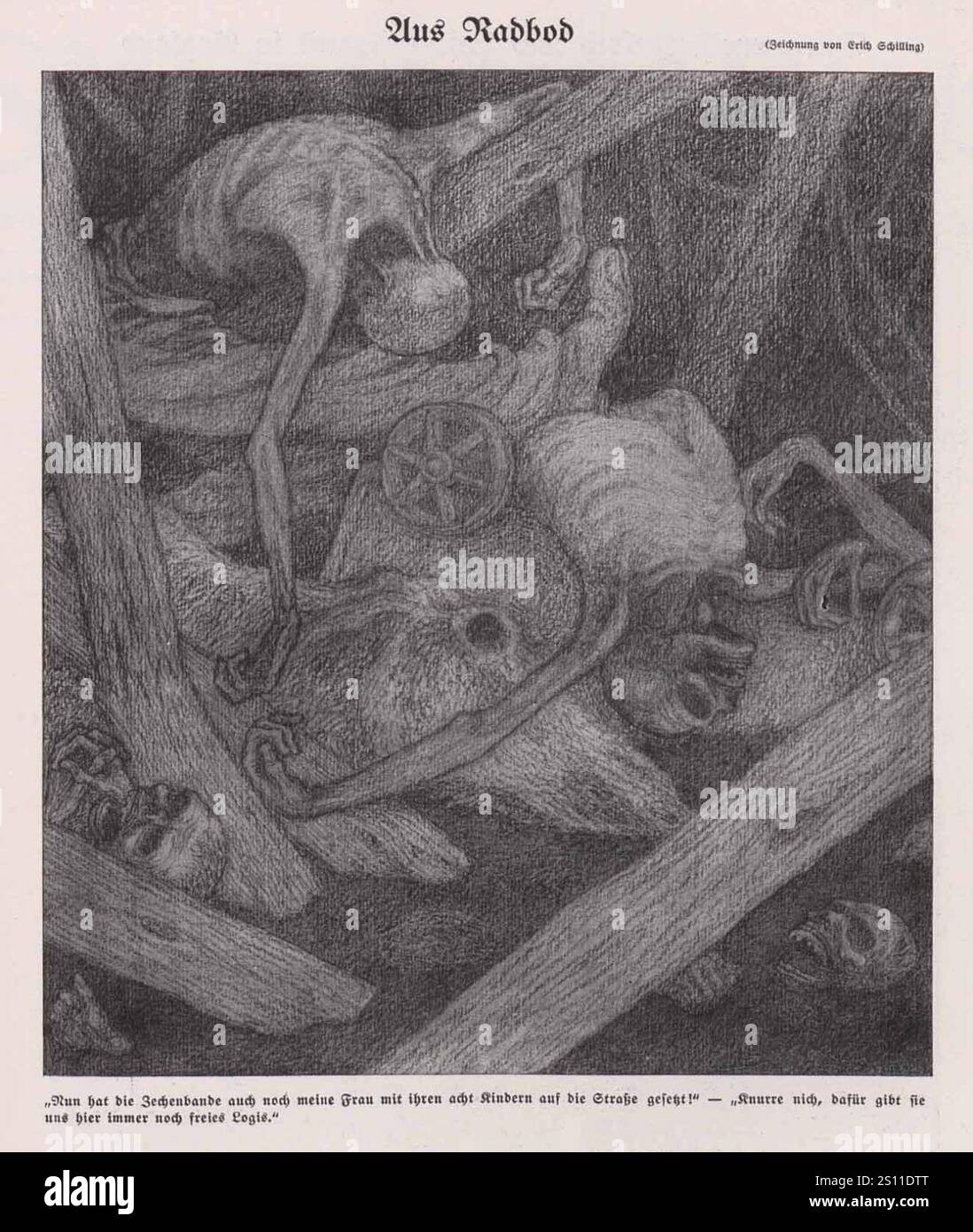 Erich Schilling – Aus Radbod, Grubenunglück 1908 auf der Zeche Radbod ...