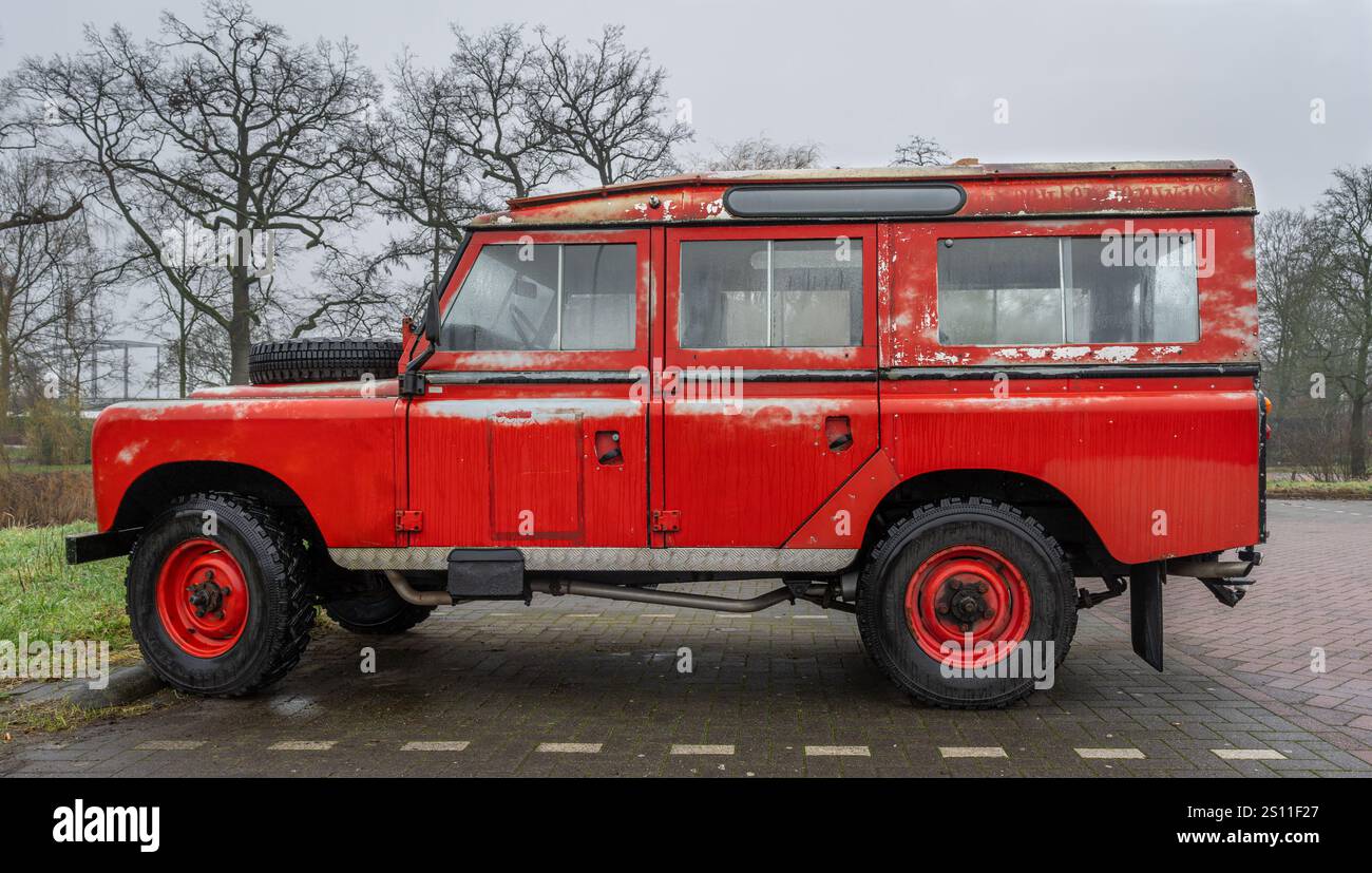 Doesburg, The Netherlands, 29.12.2024, Classic british compact off road ...