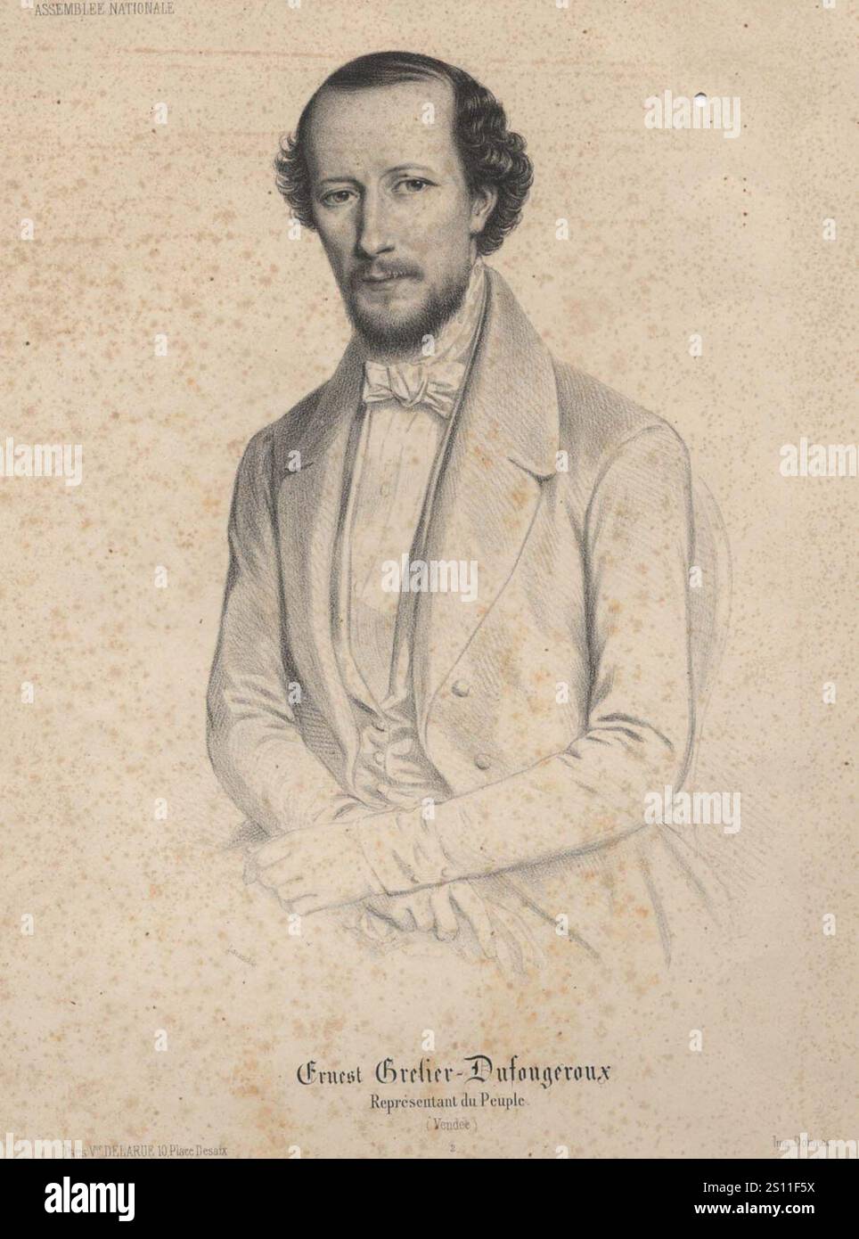 Ernest François Richard Grelier du Fougeroux Stock Photo - Alamy