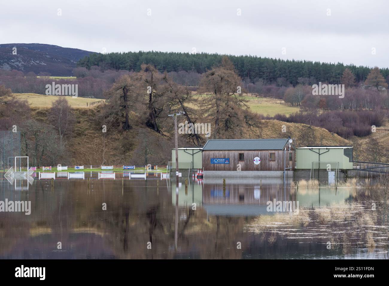 Kingussie Camanachd Club area, Kingussie, Highlands and Islands, UK ...