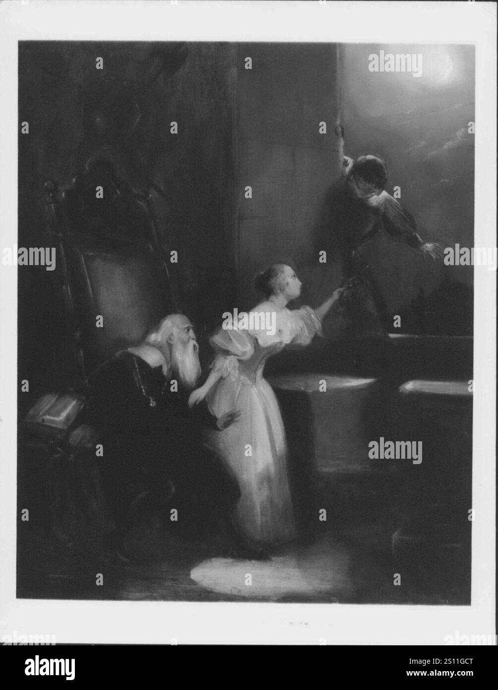 Ernst II, Duke of Saxe-Coburg-Gotha (1818-93) - A Scene from 'Woodstock ...