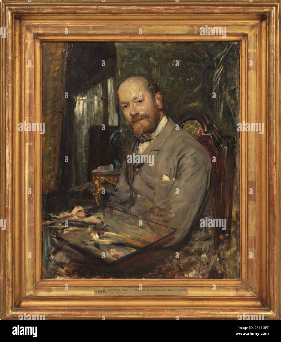 Ernst Josephson - Hugo Salmson, the Artist. Uncompleted Stock Photo - Alamy