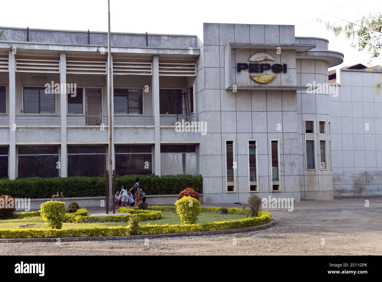The 1960s Pepsi factory at Battambang has been abandoned since the ...