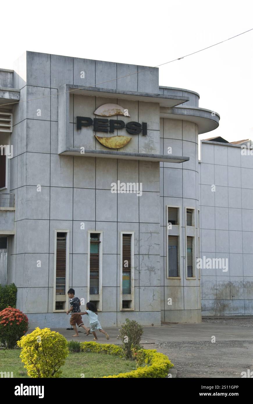 The 1960s Pepsi factory at Battambang has been abandoned since the ...
