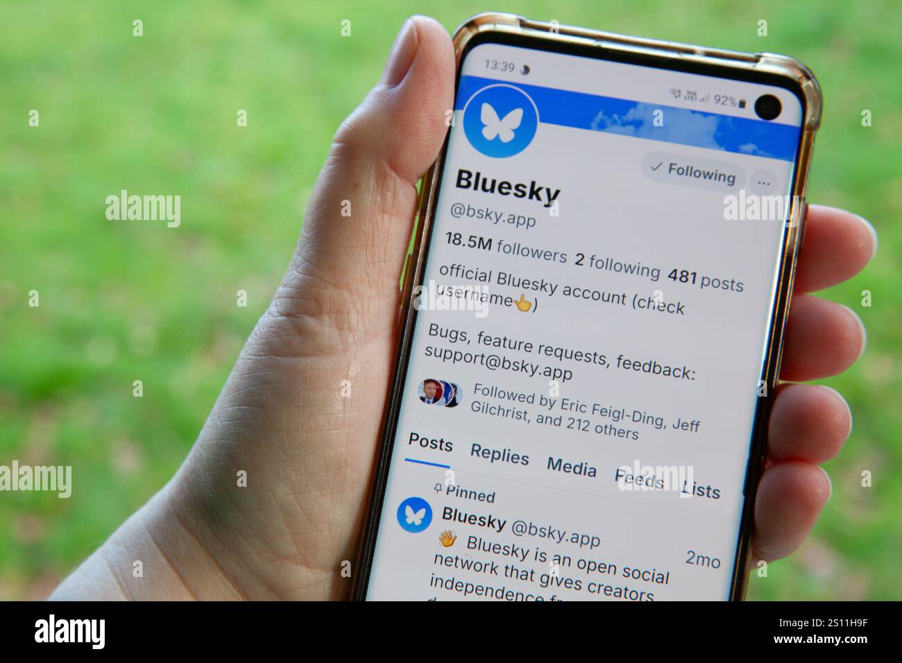 Environment protest cell phone hi-res stock photography and images - Alamy