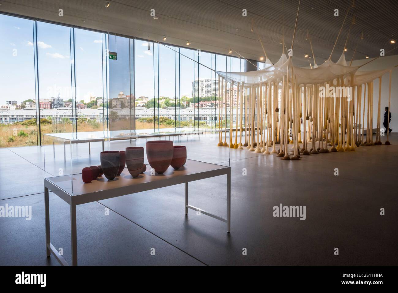 Ernesto Neto: Just like drops in time, nothing 2002, installation using ...