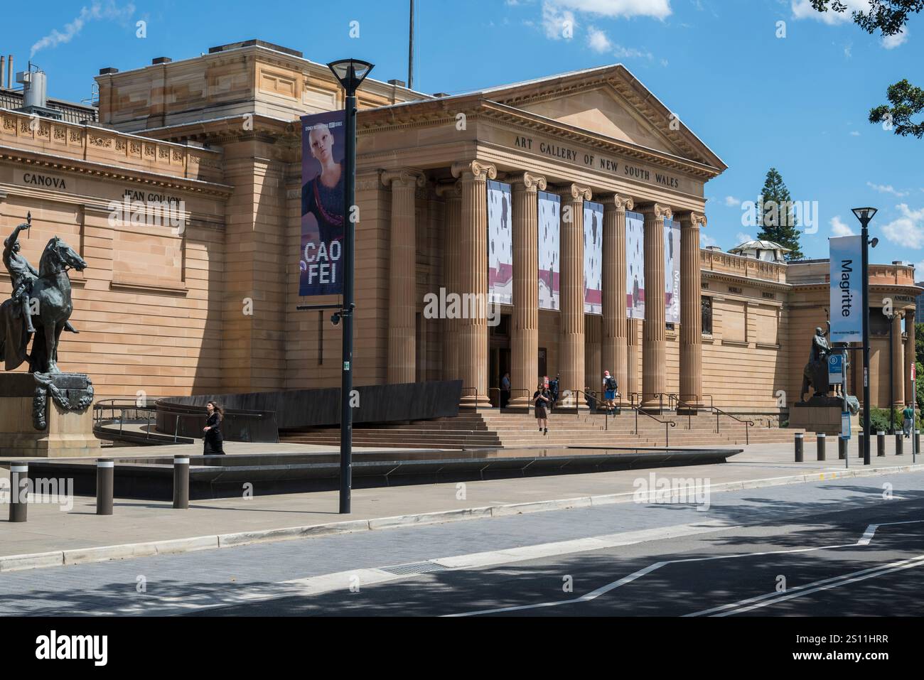 Facade of the Naala Nura building and entrance designed by Walter ...