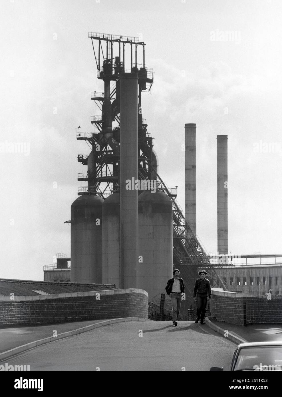 Bilston Steel works blast furnace known as 'Big Lizzy' in 1979 Big ...