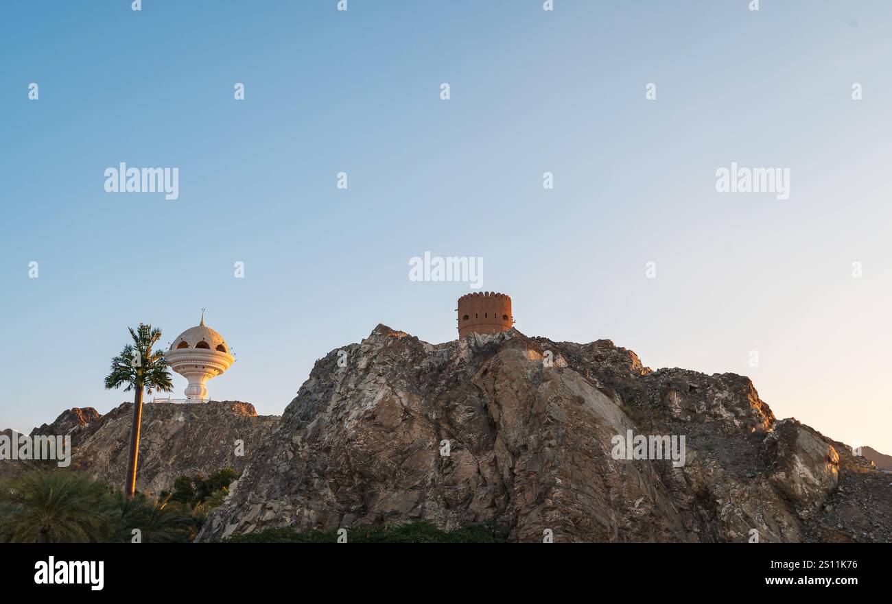The iconic Riyam Monument, shaped like a giant incense burner ...