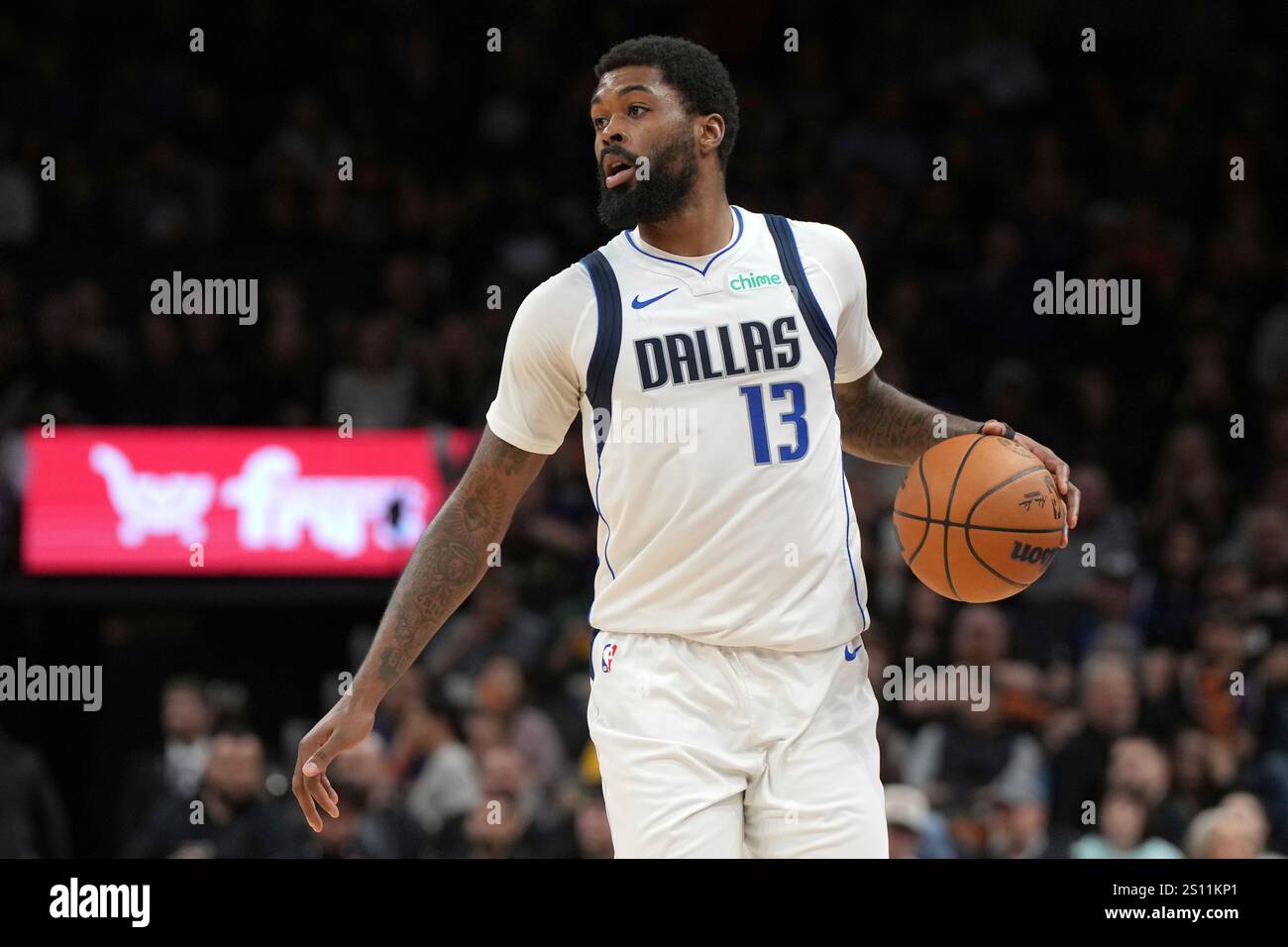 during the second half of an NBA basketball game, Friday, Dec. 27, 2024 ...