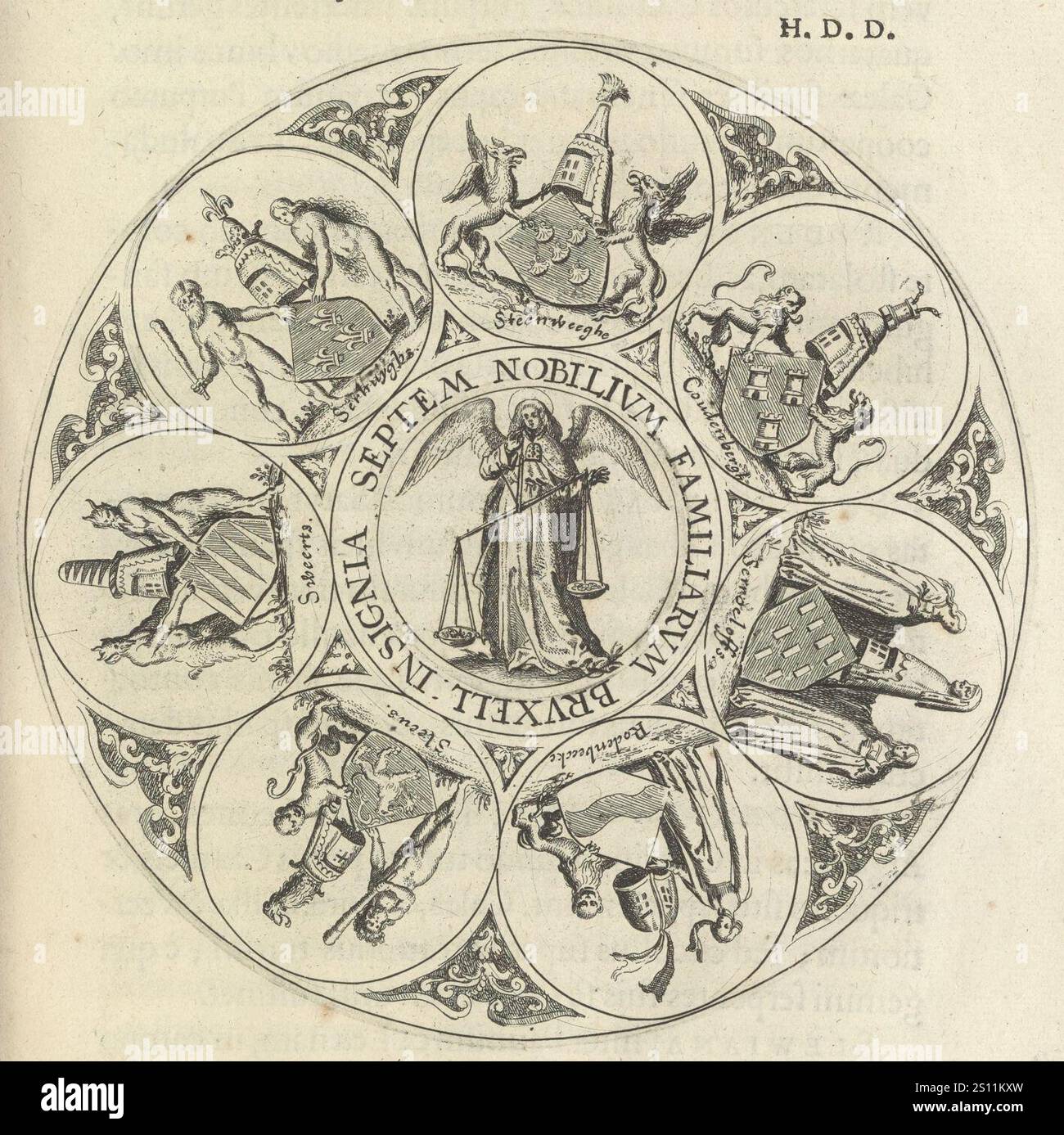 Erycius Puteanus, Bruxella, incomparabili exemplo septenaria, 1646 ...